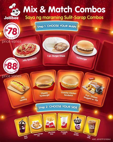 JOLLIBEE MIX N MATCH (Yumburger) – ORDERUNPH.COM