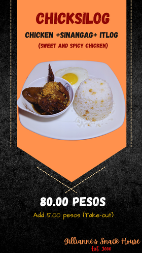 Gillianne's Chicksilog – ORDERUNPH.COM